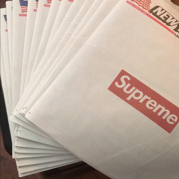 Accessories | Supreme New York Post Newspaper 18 Each | Poshmark